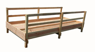 RATELIER DOUBLE GRANDE LARGEUR 1.40 M - Rateliers - Alliance Elevage