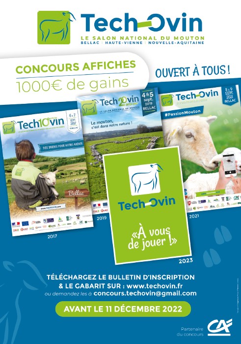 Concours affiches Tech-Ovin 2023 - Alliance Elevage